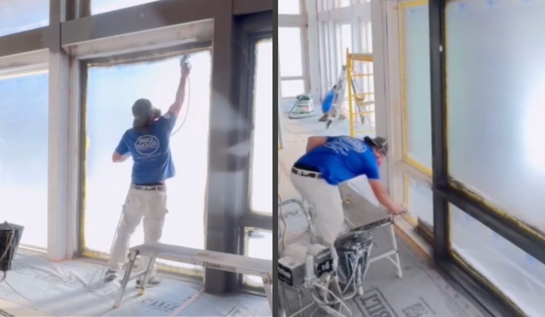 How To Paint Window Trim: Airless Sprayer Techniques