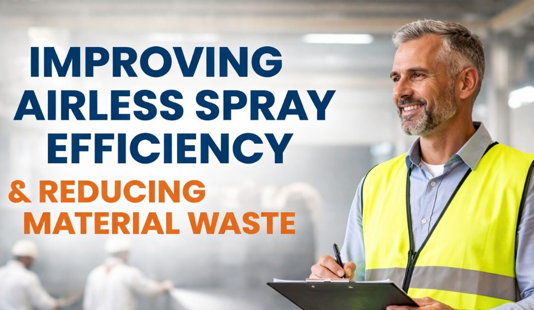 How To Improve Airless Spray Efficiency & Reduce Material Waste