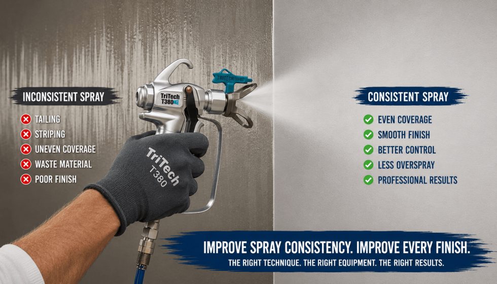 Airless Sprayer Guide To Improve Spray Consistency & Finish Quality